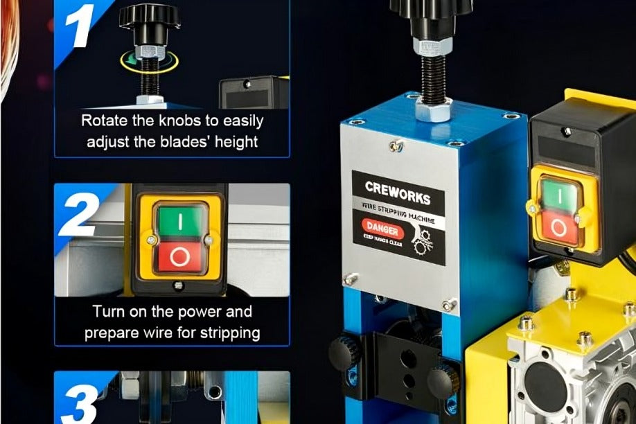 How to Use an Automatic Wire Stripping Machine — Creworks Equipment