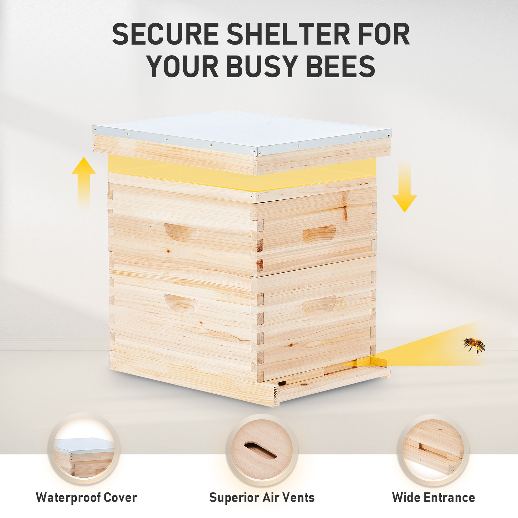Creworks High-Quality Bee Hive Boxes & Beekeeping Kits — Creworks Equipment