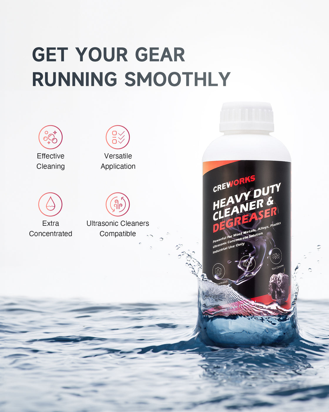 Concentrated Carburetor Cleaning Solution for Ultrasonic Cleaner 34 oz ...