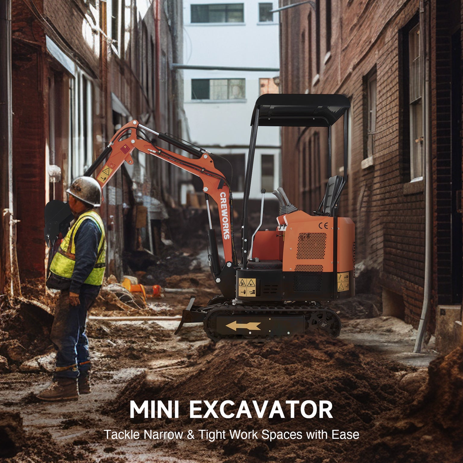 Top Compact & Mini Excavator Diggers — Creworks Equipment