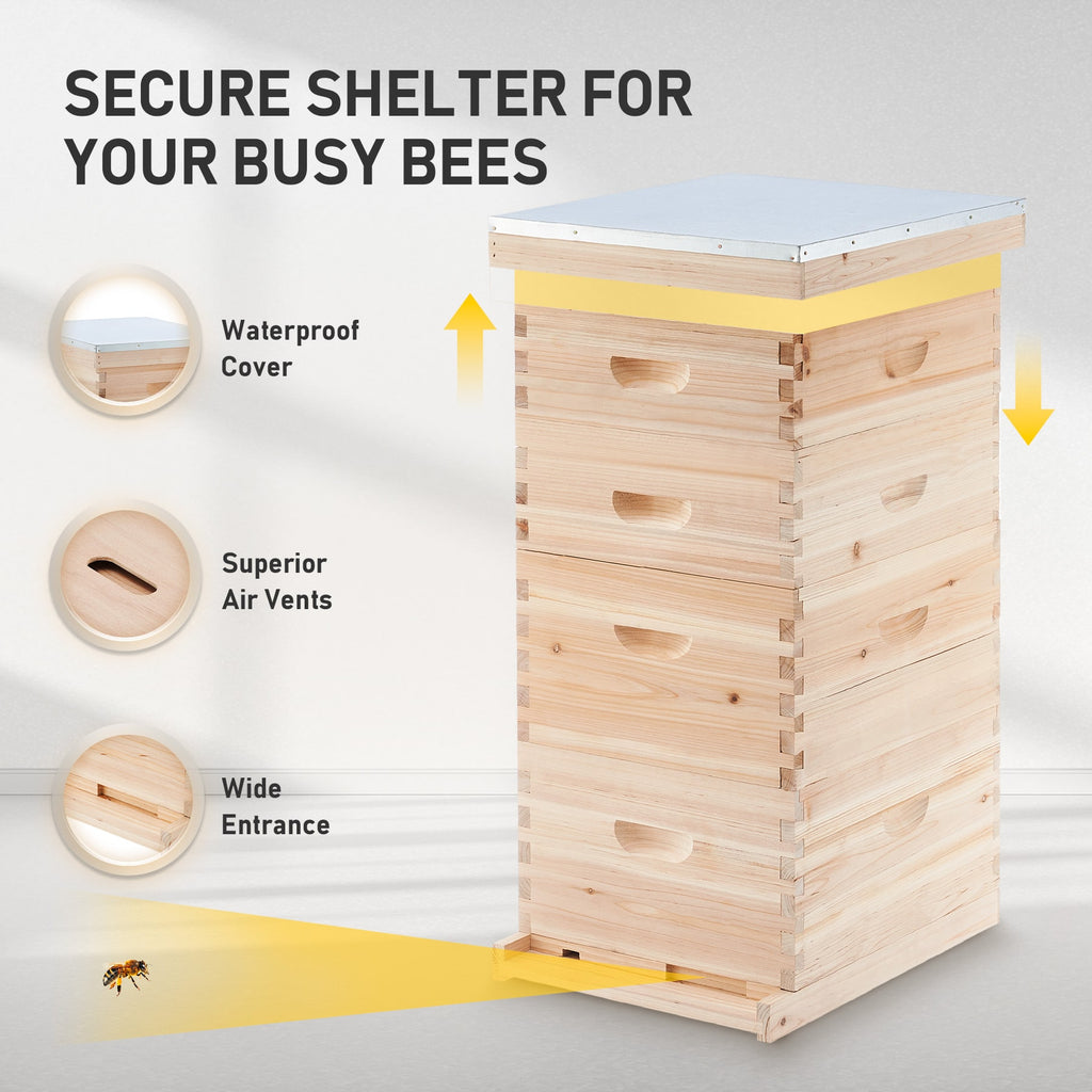 Creworks High-Quality Bee Hive Boxes & Beekeeping Kits — Creworks Equipment