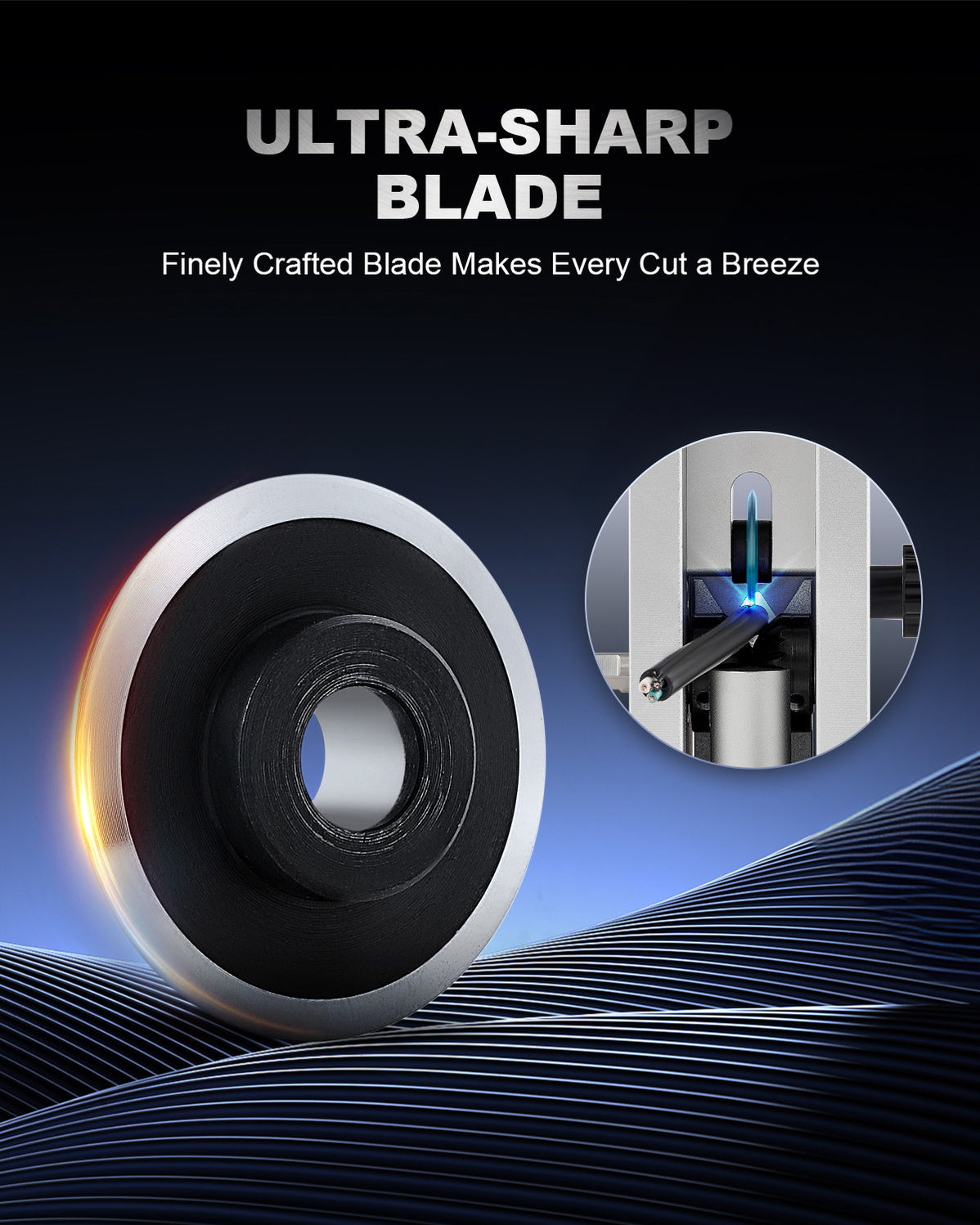 CREWORKS Cable Stripper Replacement Blade Cr12MoV Wire Stripping Machi ...