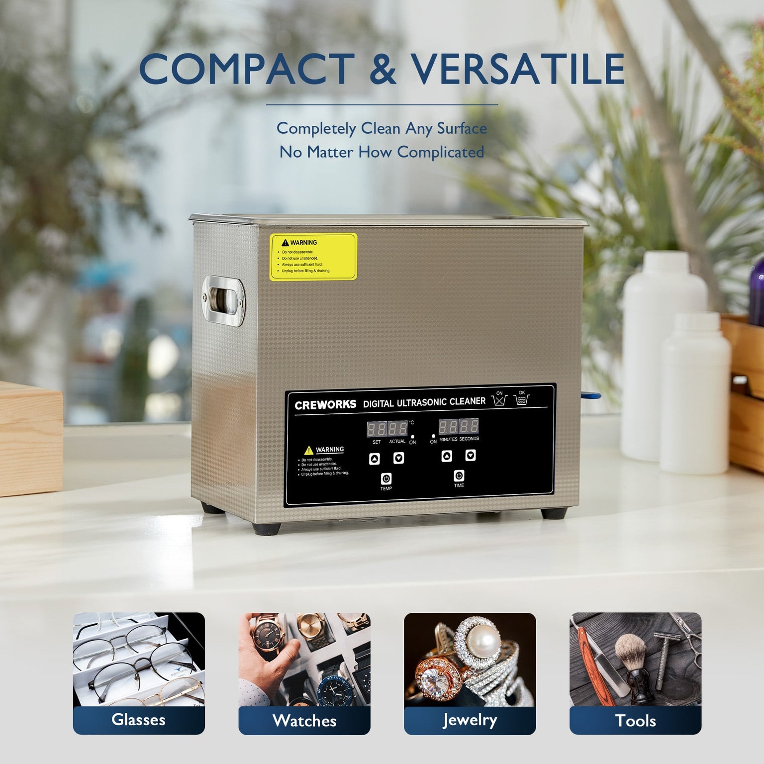 Ultrasonic Cleaner - Commercial Cleaning Machine - Creworks Equipment