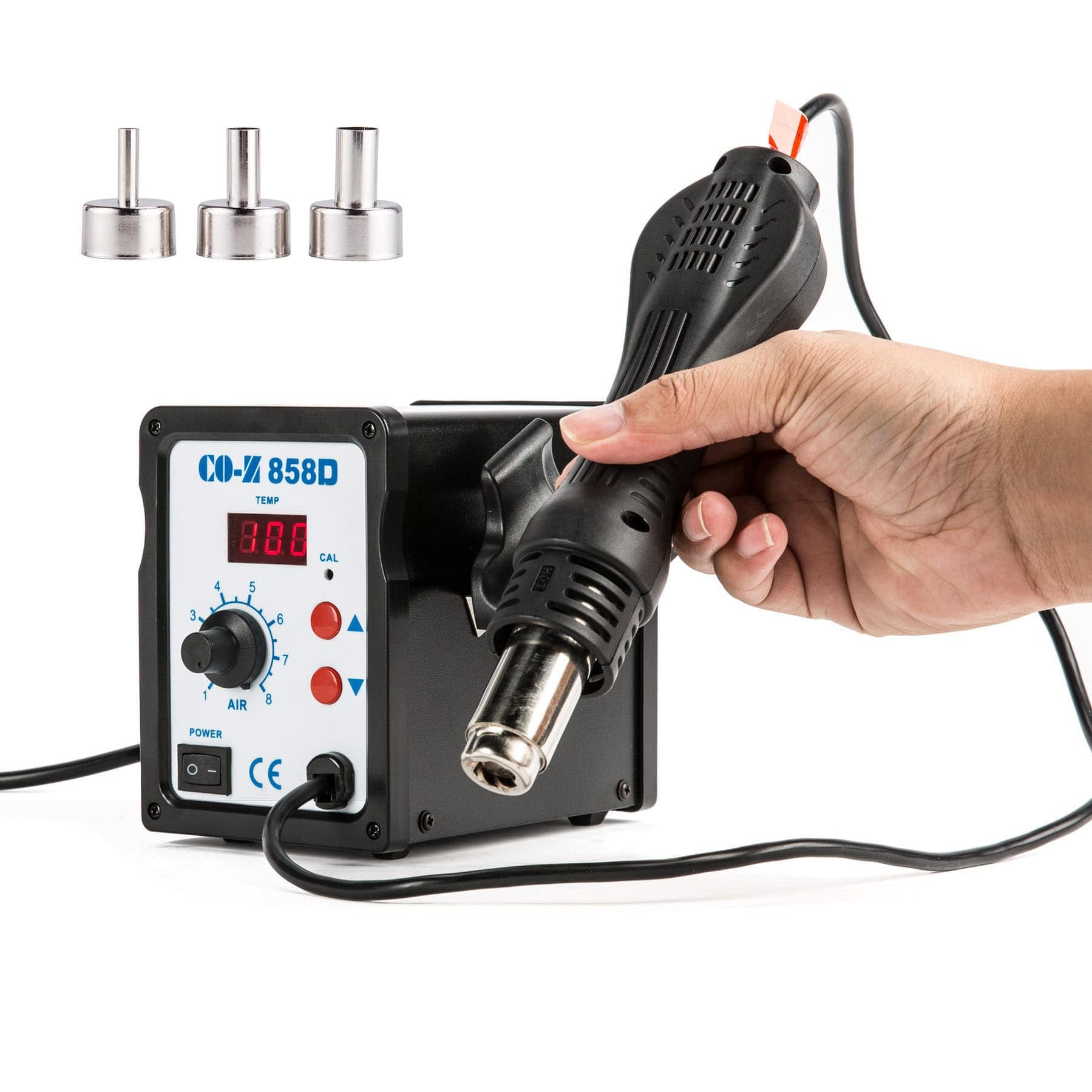 858D Rework Station - 110V SMD Soldering & Hot Air Heat Gun Set ...