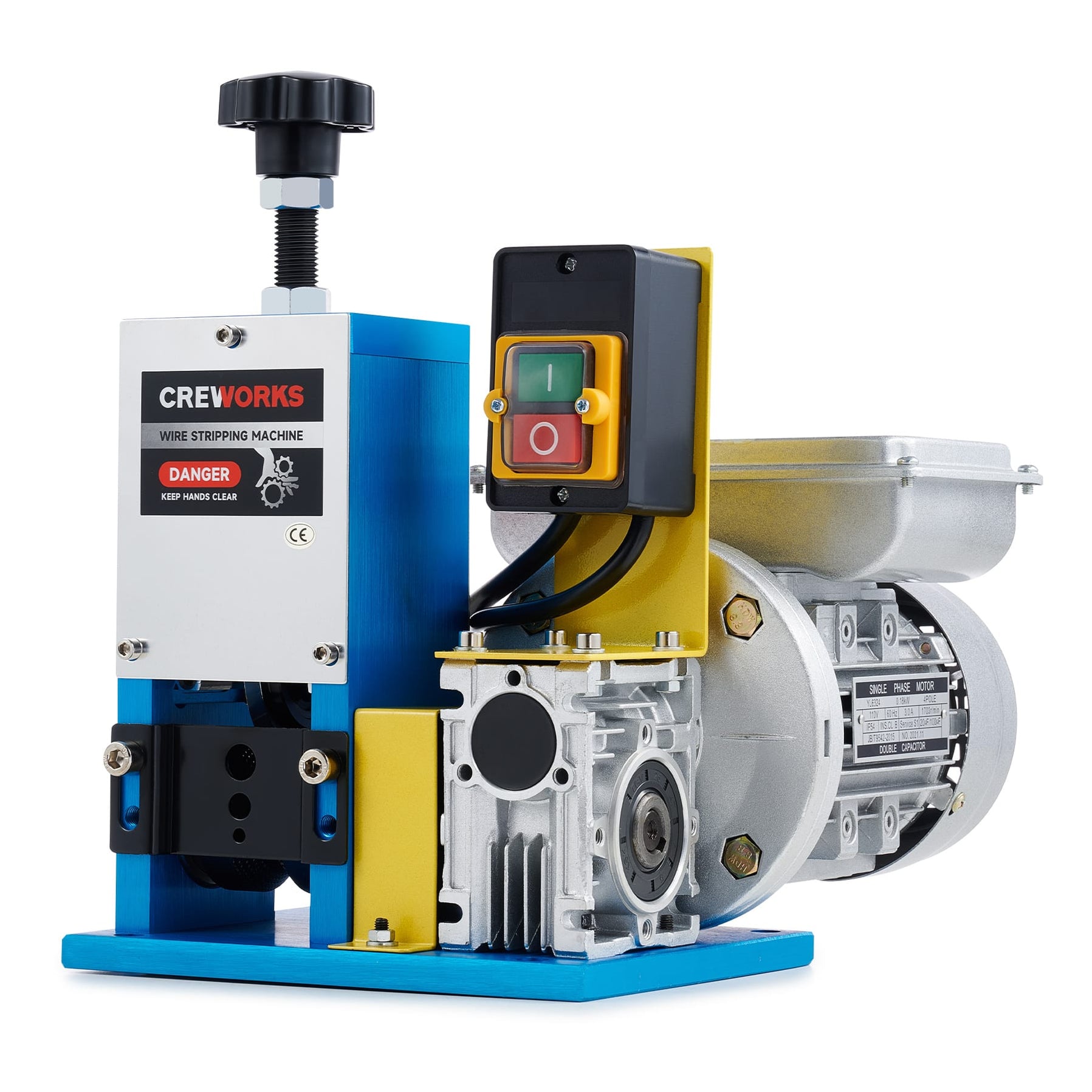 Manual & Automotive Wire Stripping Machines — Creworks Equipment