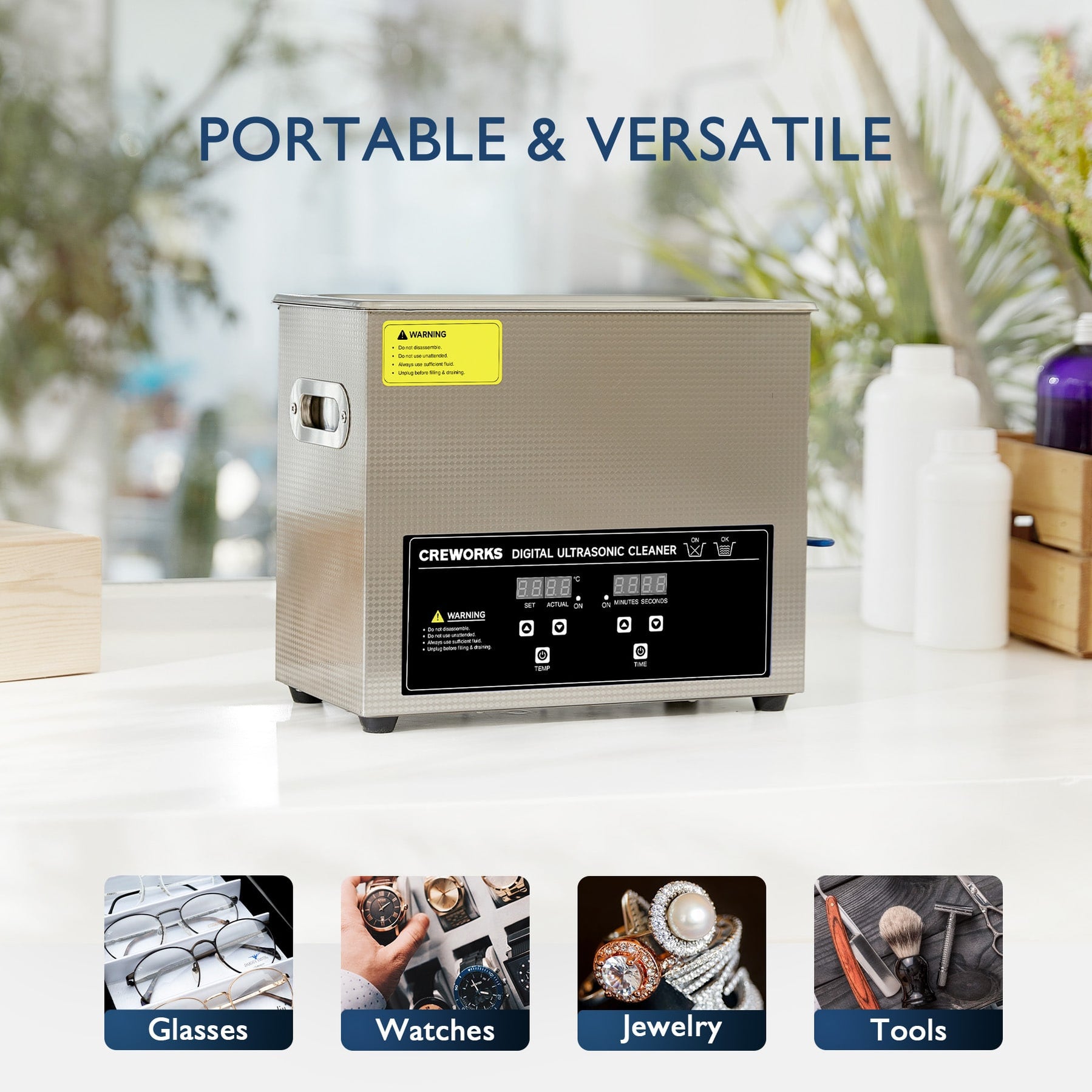 Ultrasonic Cleaner with Digital Timer and Heater for Ultrasonic Cleani ...